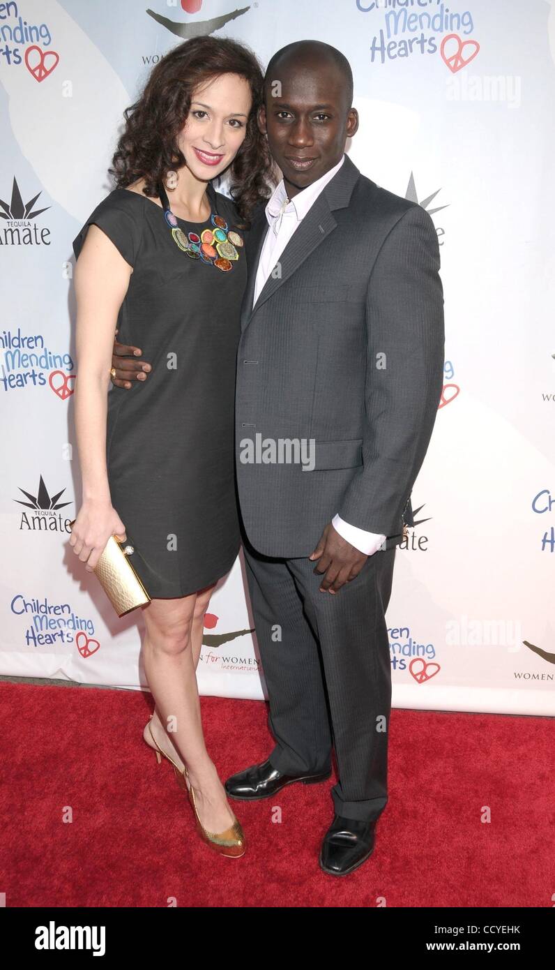 Apr 16, 2010 - Los Angeles, California, USA - LUCIA BRAWLEY and DERRICK ASHONG at the 3rd Annual ...