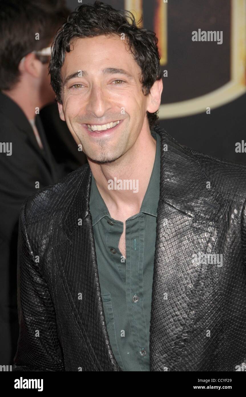 Apr 26, 2010 - Los Angeles, California, USA - Actor ADRIEN BRODY at the ...
