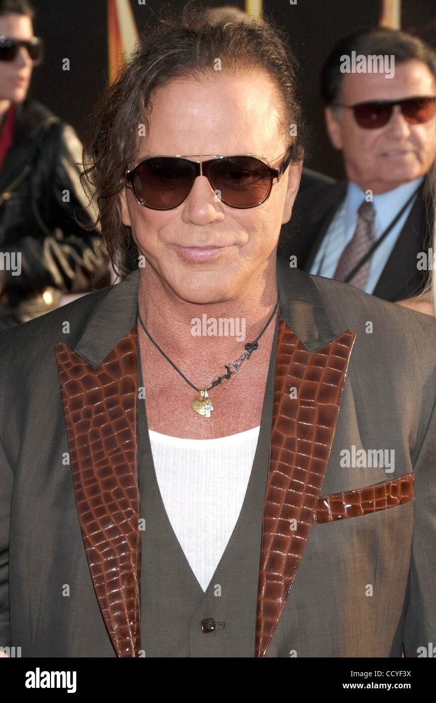 Apr 26, 2010 - Los Angeles, California, USA - Actor MICKEY ROURKE at ...