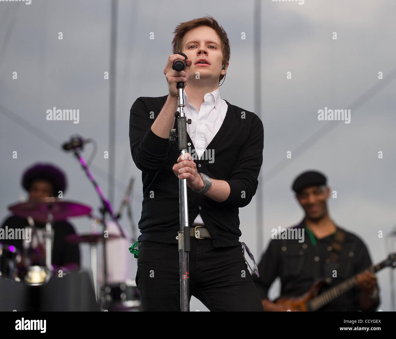 Patrick Stump performs at the 40th Earth Day Anniversary celebration ...