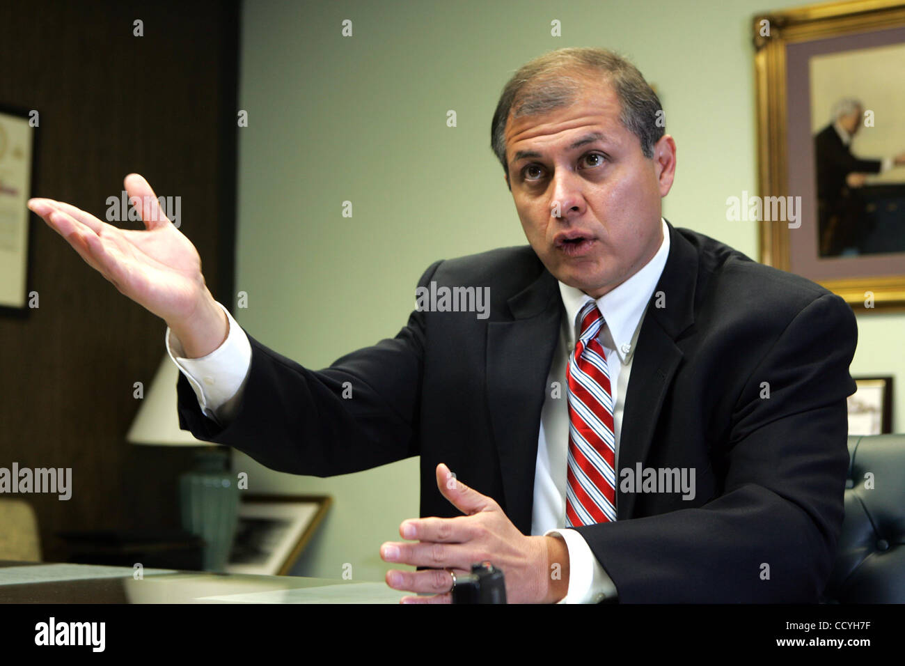 Jesse Torres is the president of Pan American Bank in East Los Angeles ...