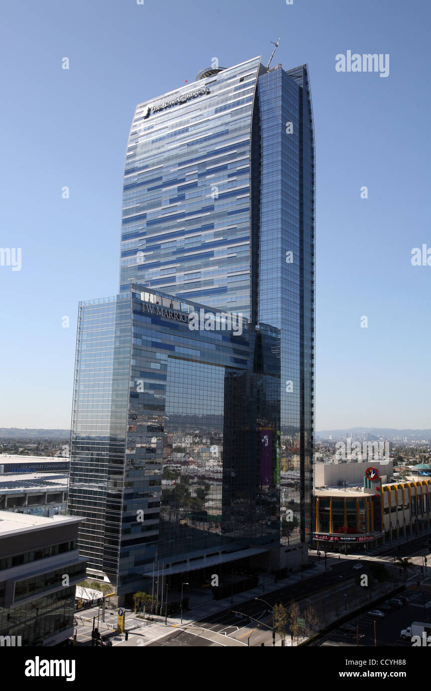 The new Ritz-Carlton Hotel & JW Marriott Hotel in downtown Los Angeles ...