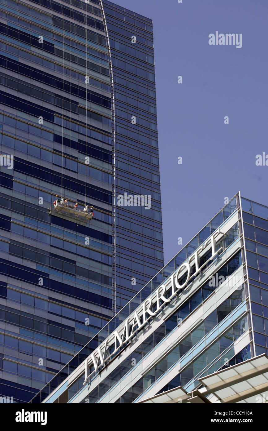 The new Ritz-Carlton Hotel & JW Marriott Hotel in downtown Los Angeles ...