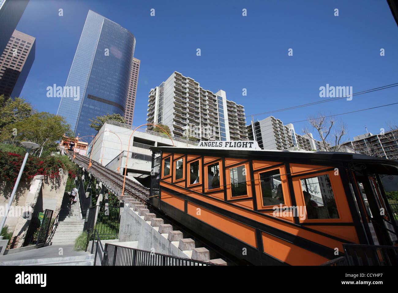 Known as the world's shortest railway, the Angels Flight Railway takes ...