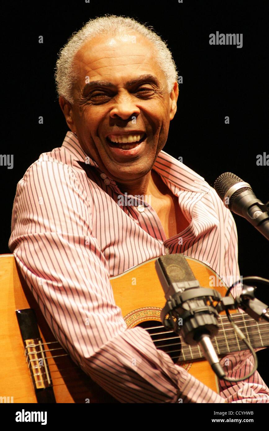 Brazilian singer and former Minister of Culture Gilberto Gil performs ...