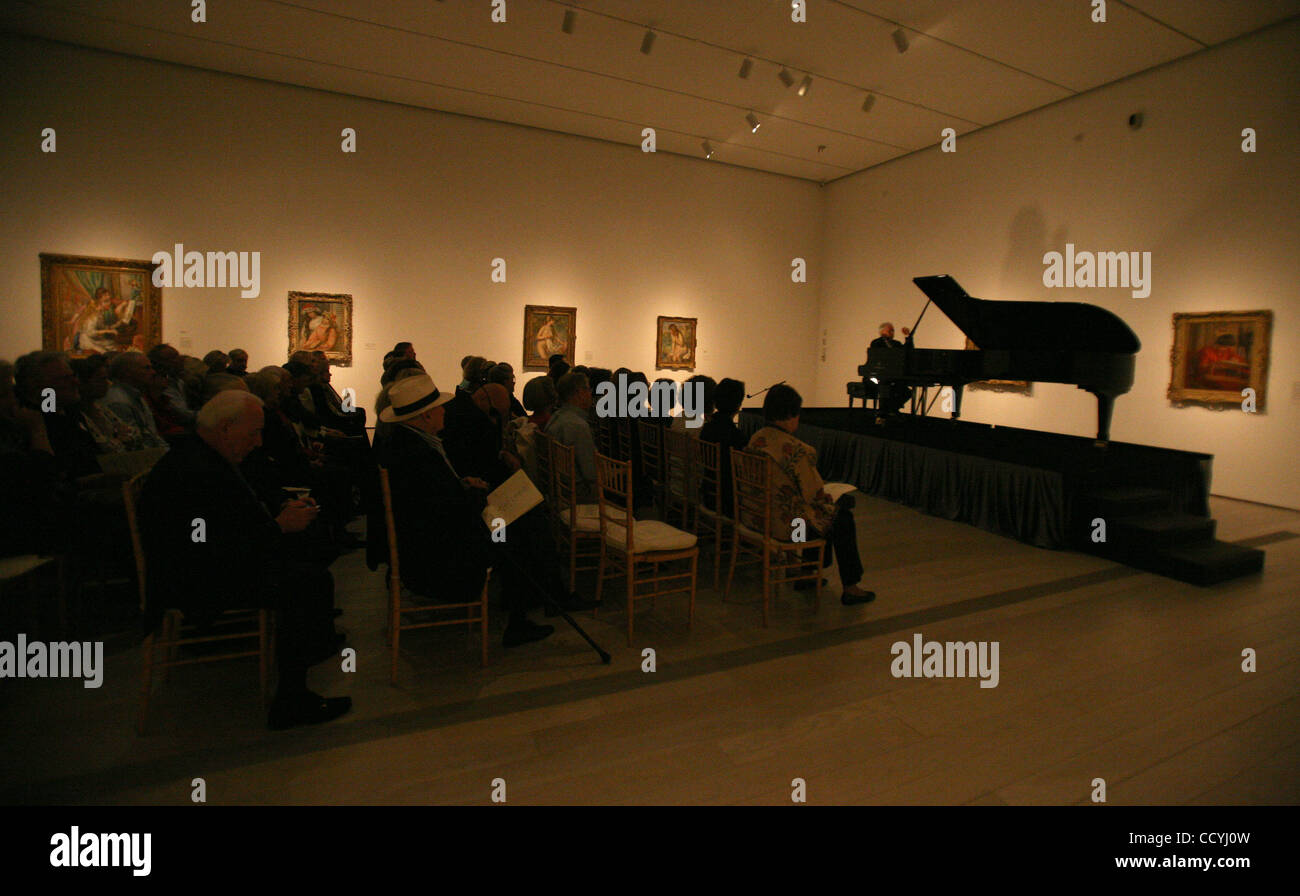 French pianist and conductor Philippe Entremont performs in the ...