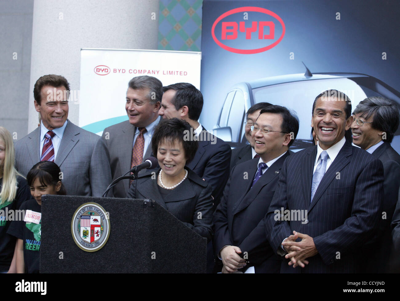 Wang Chuanfu, chairman of Chinese manufacturer BYD Auto Company Limited ...
