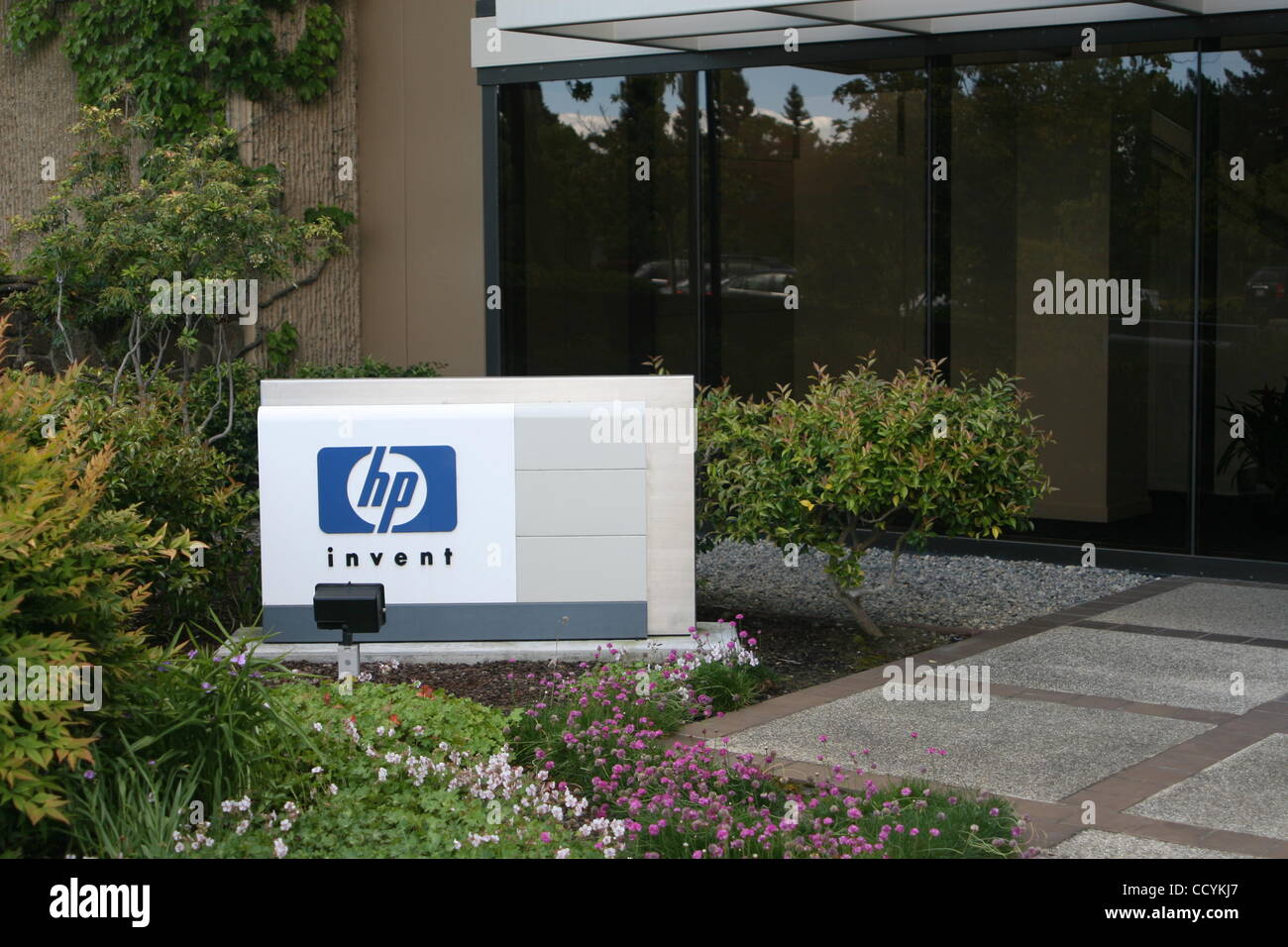Hewlett packard headquarters palo alto silicon hi-res stock photography ...