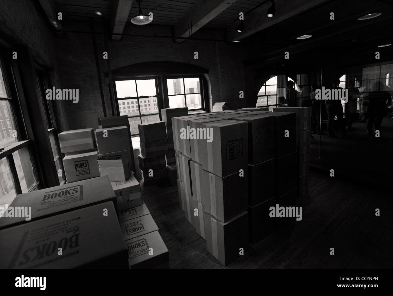 Apr.16, 2010 - Dallas, Texas, USA - The glassed-off 'corner window' at ...