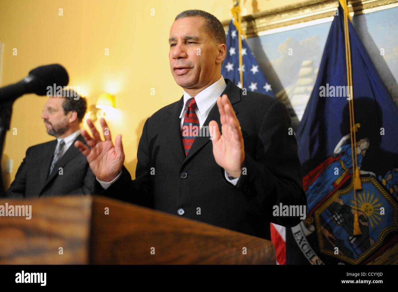 Mar 10, 2010 - Manhattan, New York, USA - Governor DAVID PATERSON ...