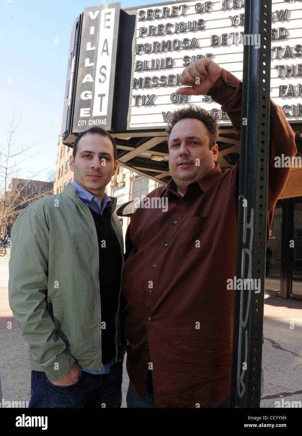 Mar 17, 2010 - Manhattan, New York, USA - MATTHEW BONIFACIO (L), director, producer and co ...