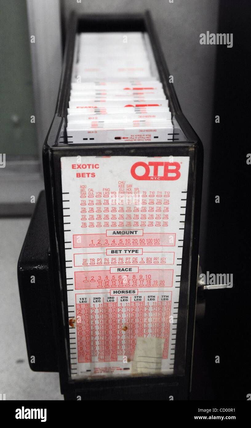 Apr 17, 2010 - Manhattan, New York, USA - The OTB Winner's Circle ...