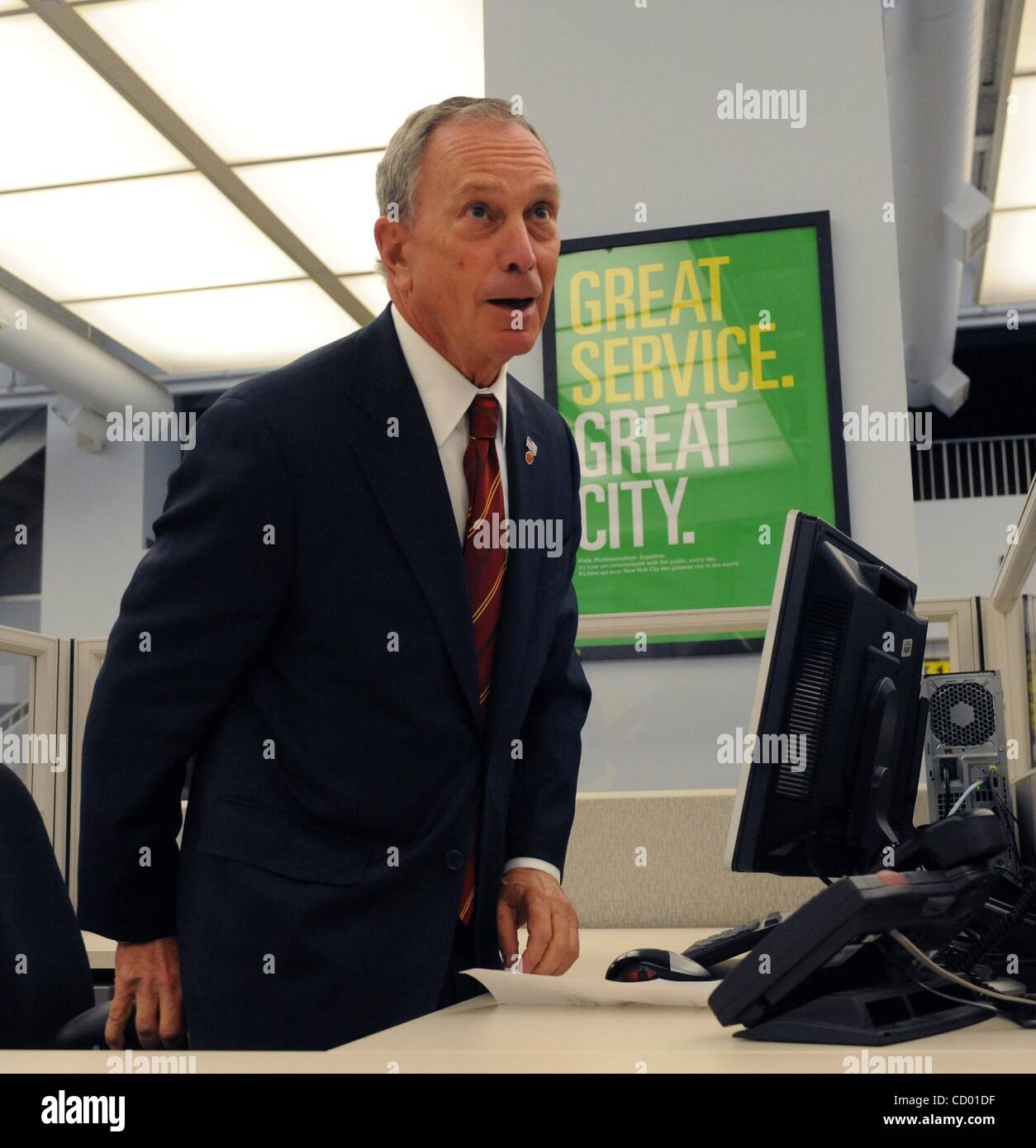 May 10, 2010 - Manhattan, New York, USA - Mayor MICHAEL BLOOMBERG ...