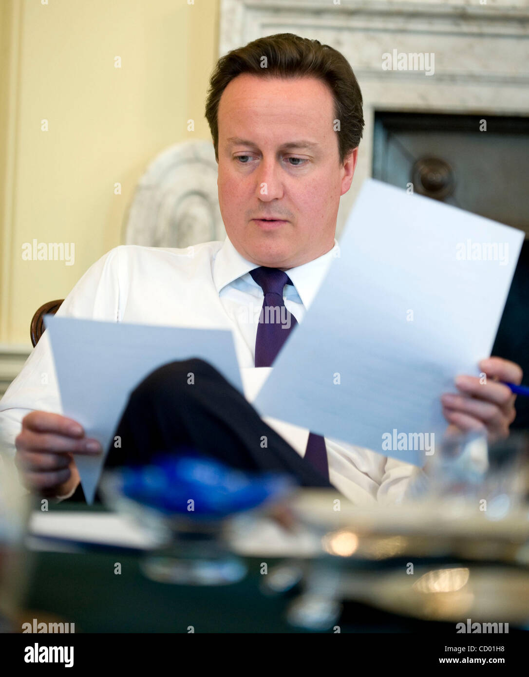 David cameron london 2010 downing street hi-res stock photography and ...