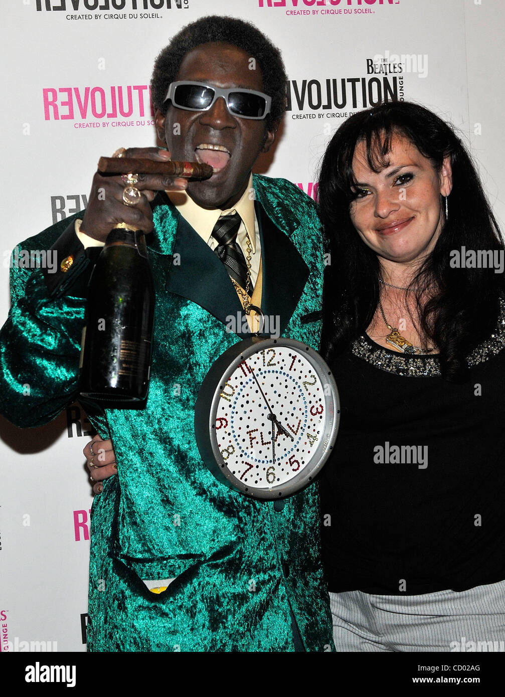 March 26, 2010 - Las Vegas, Nevada, USA - Rap artist FLAVOR FLAV (L ...