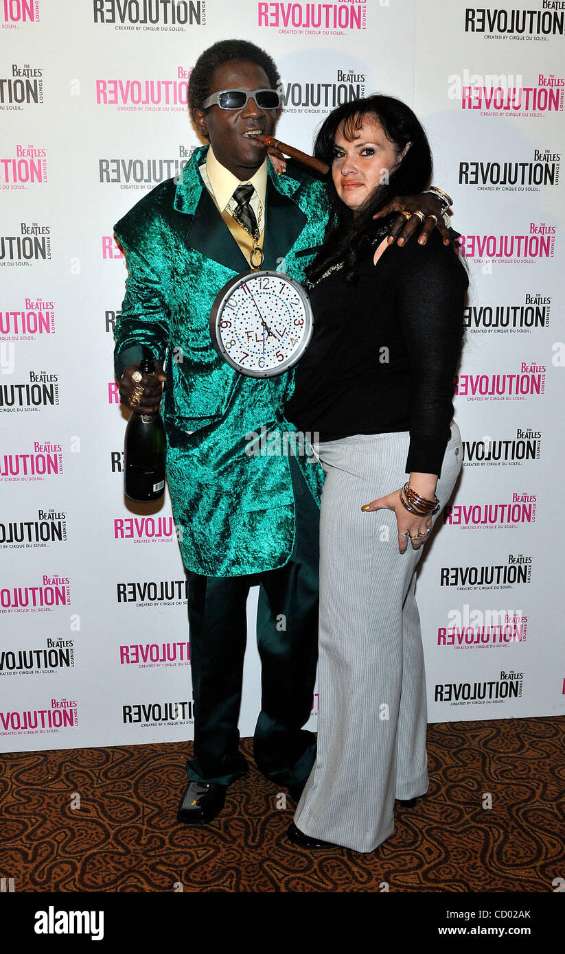 March 26, 2010 - Las Vegas, Nevada, USA - Rap artist FLAVOR FLAV (L ...
