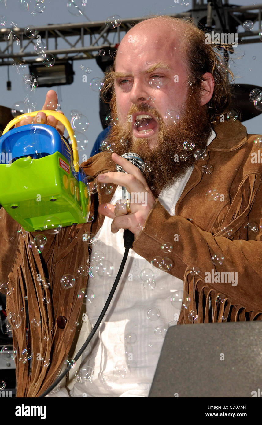 April 25, 2008; Indio, CA, USA; Musician TIM HARRINGTON, of 'Les Savy ...
