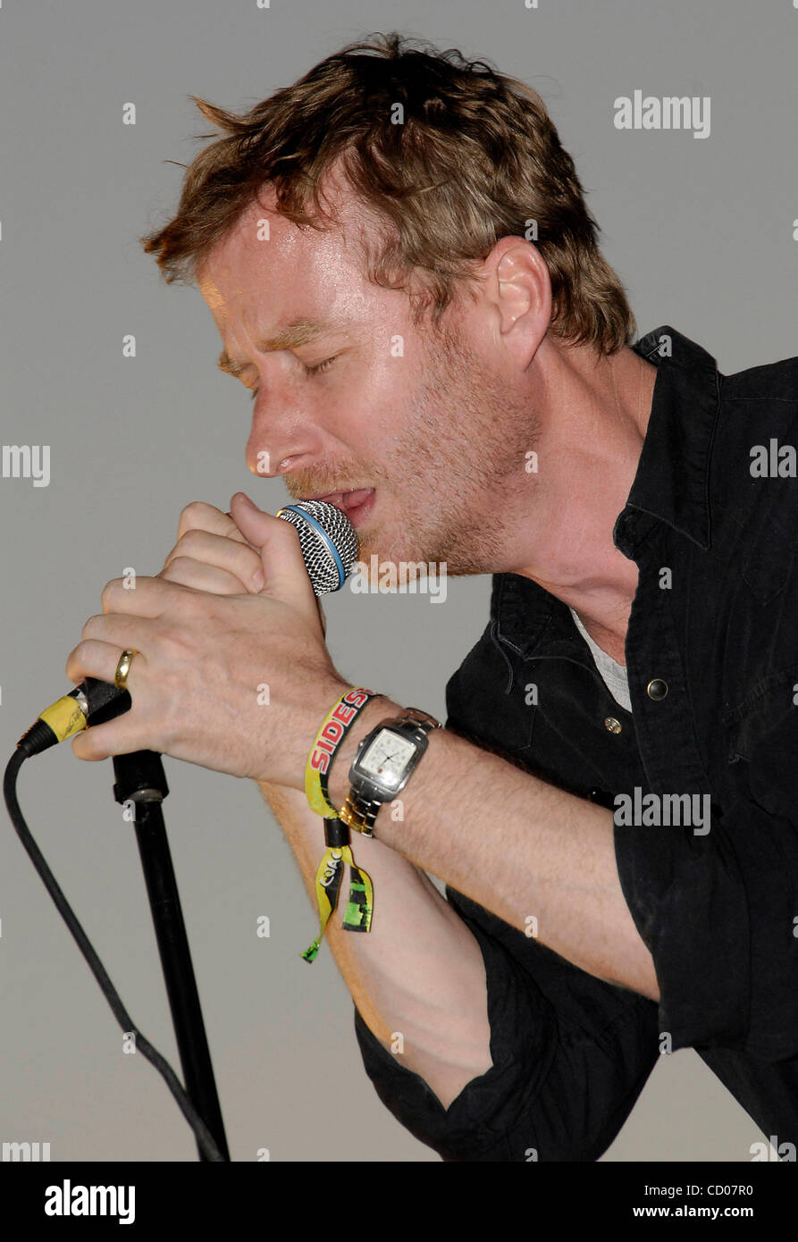 April 25, 2008; Indio, CA, USA; Musician MATT BERINGER, of 'The ...