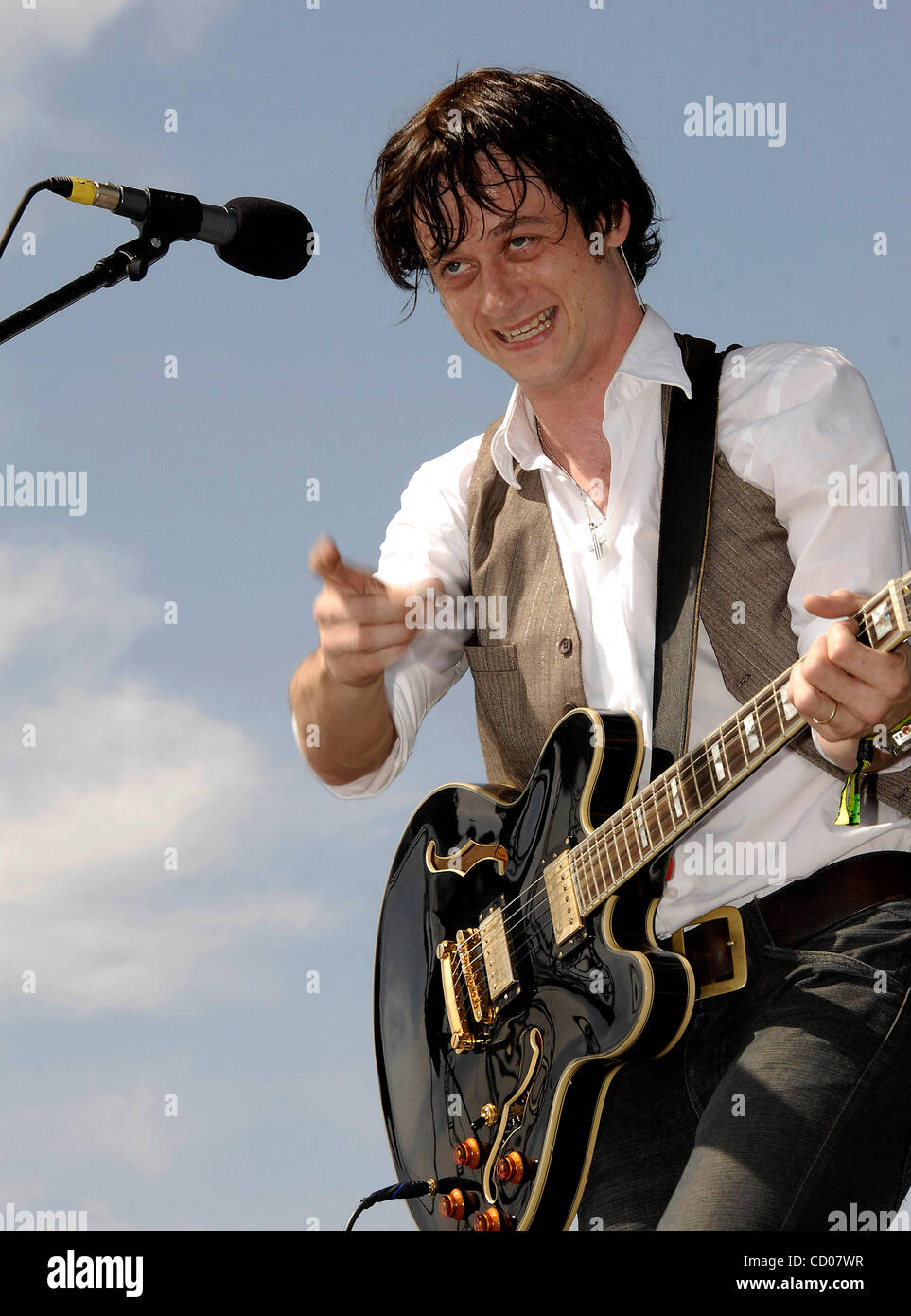 April 27, 2008; Indio, CA, USA; Musician SHANE LAWLOR, of 'Electric ...