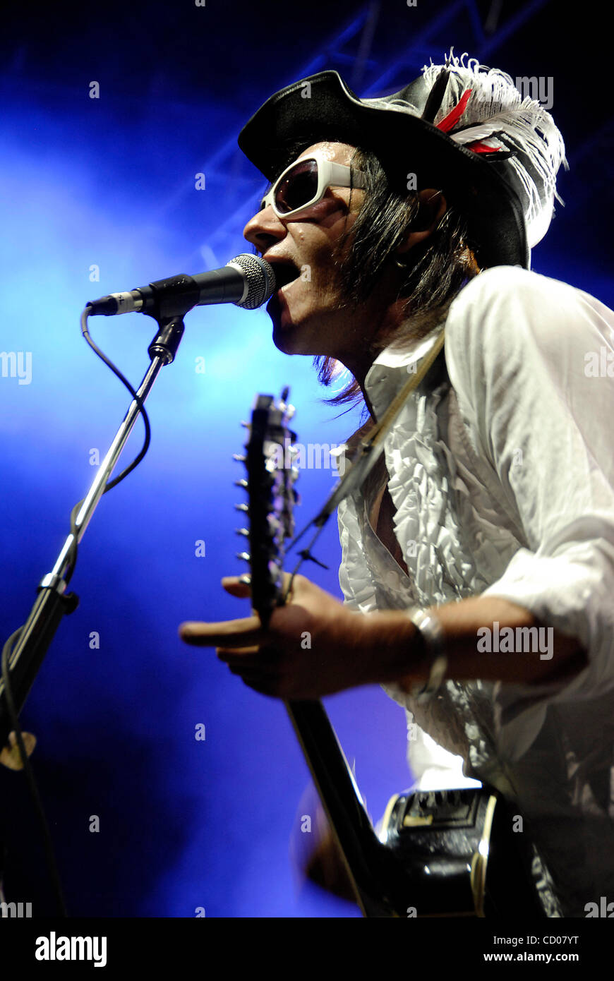 April 27, 2008; Indio, CA, USA; Musician DANIEL ASH, of 'Love and ...