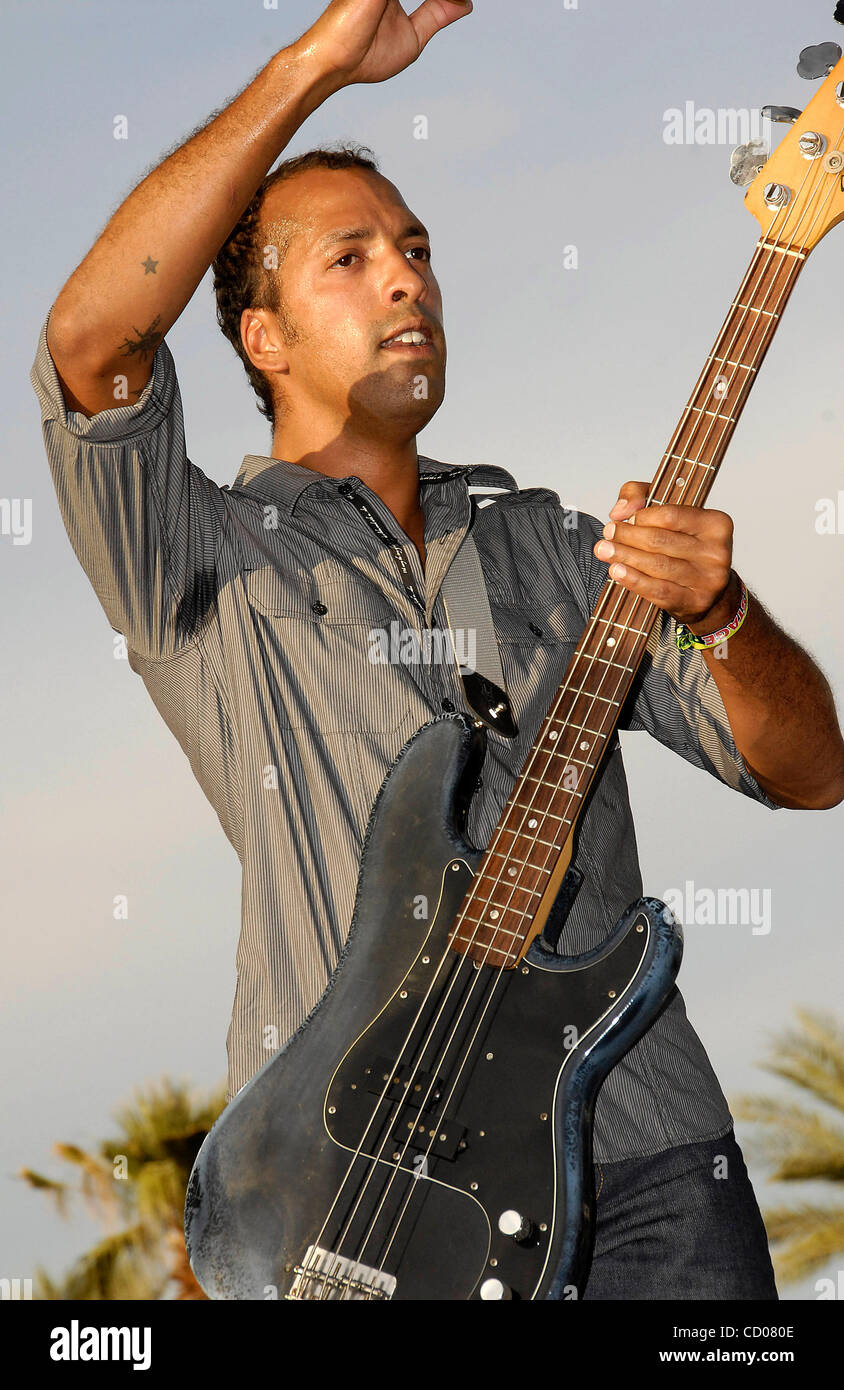 April 27, 2008; Indio, CA, USA; Musician JOSH WINSTEAD, of 'Metric ...