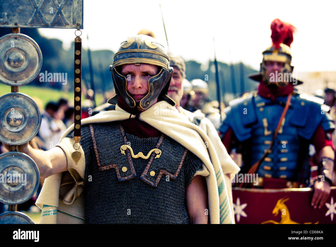 Historical festival for the ''Rome's birthday''. Celebration for the ...