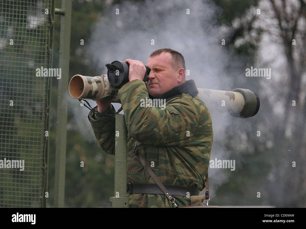 Testing of new armament for russian army at Training Centre of Guards ...