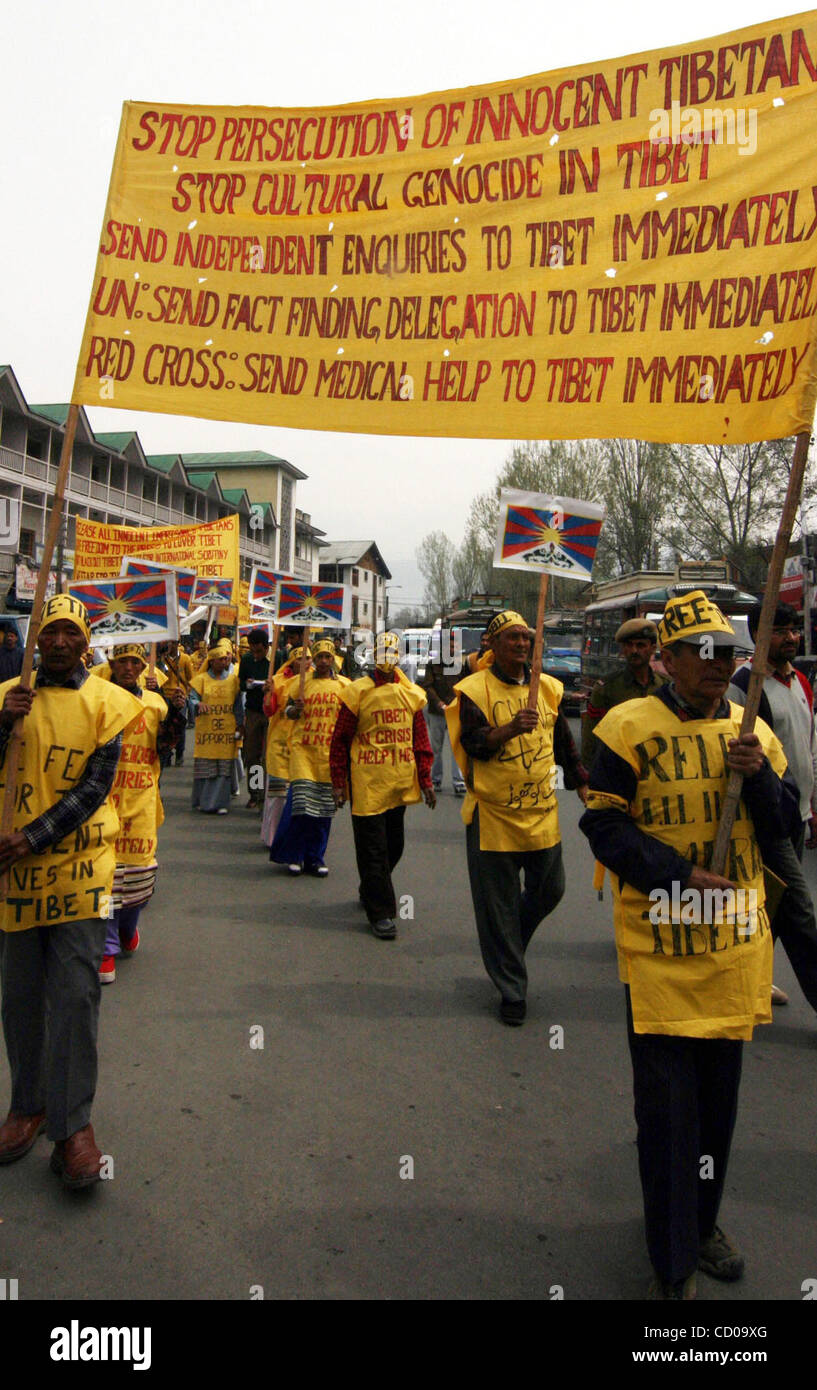 Tibetan independence protest in hi-res stock photography and images - Alamy