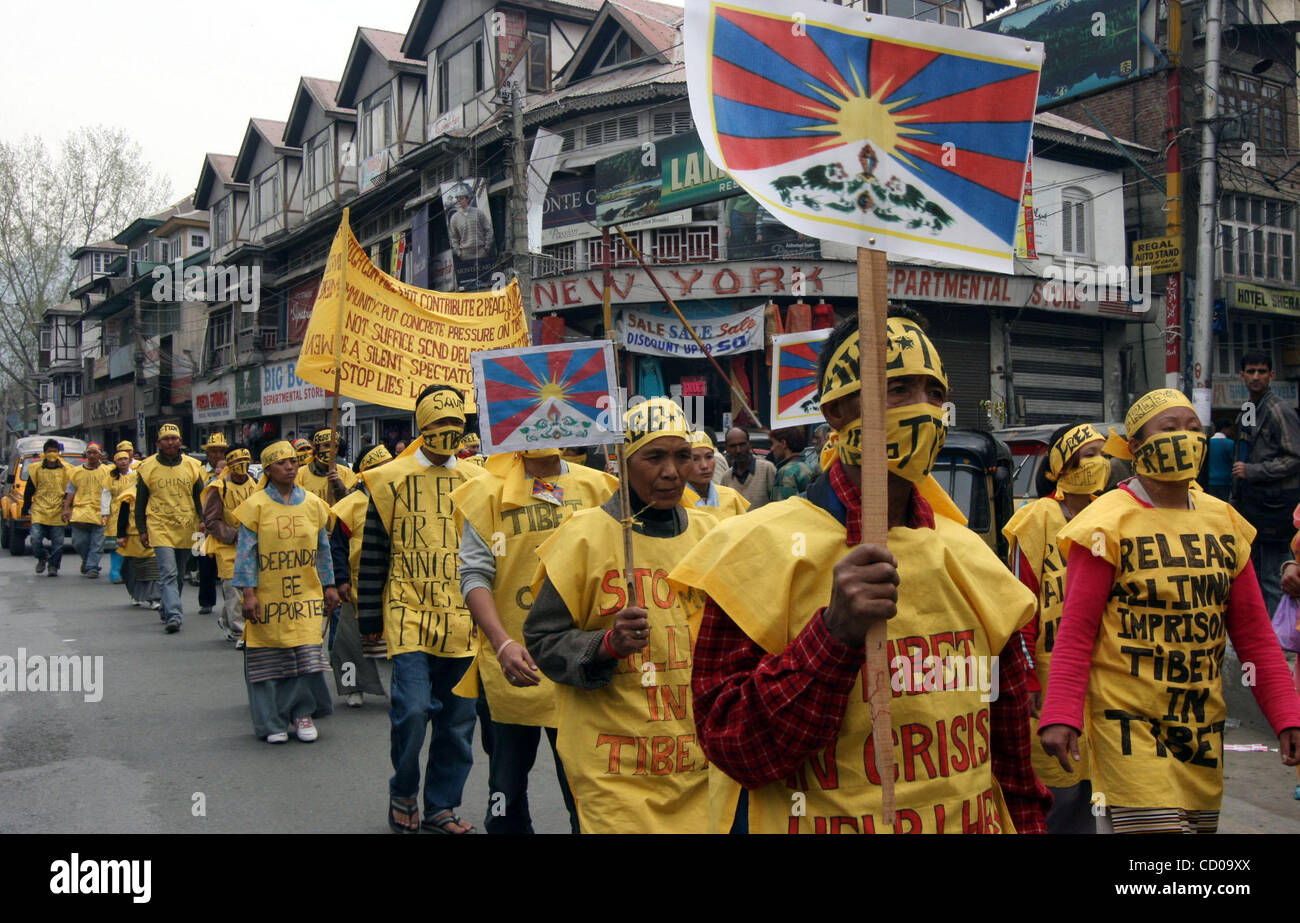 Tibetan independence protest in hi-res stock photography and images - Alamy