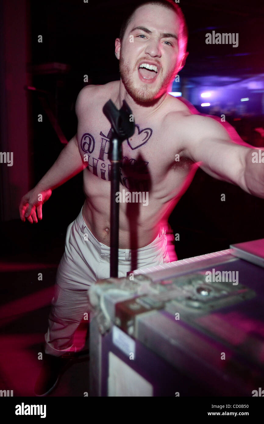 Mike Posner at Perez Hilton's One Night in Texas at 301 Brazos during ...