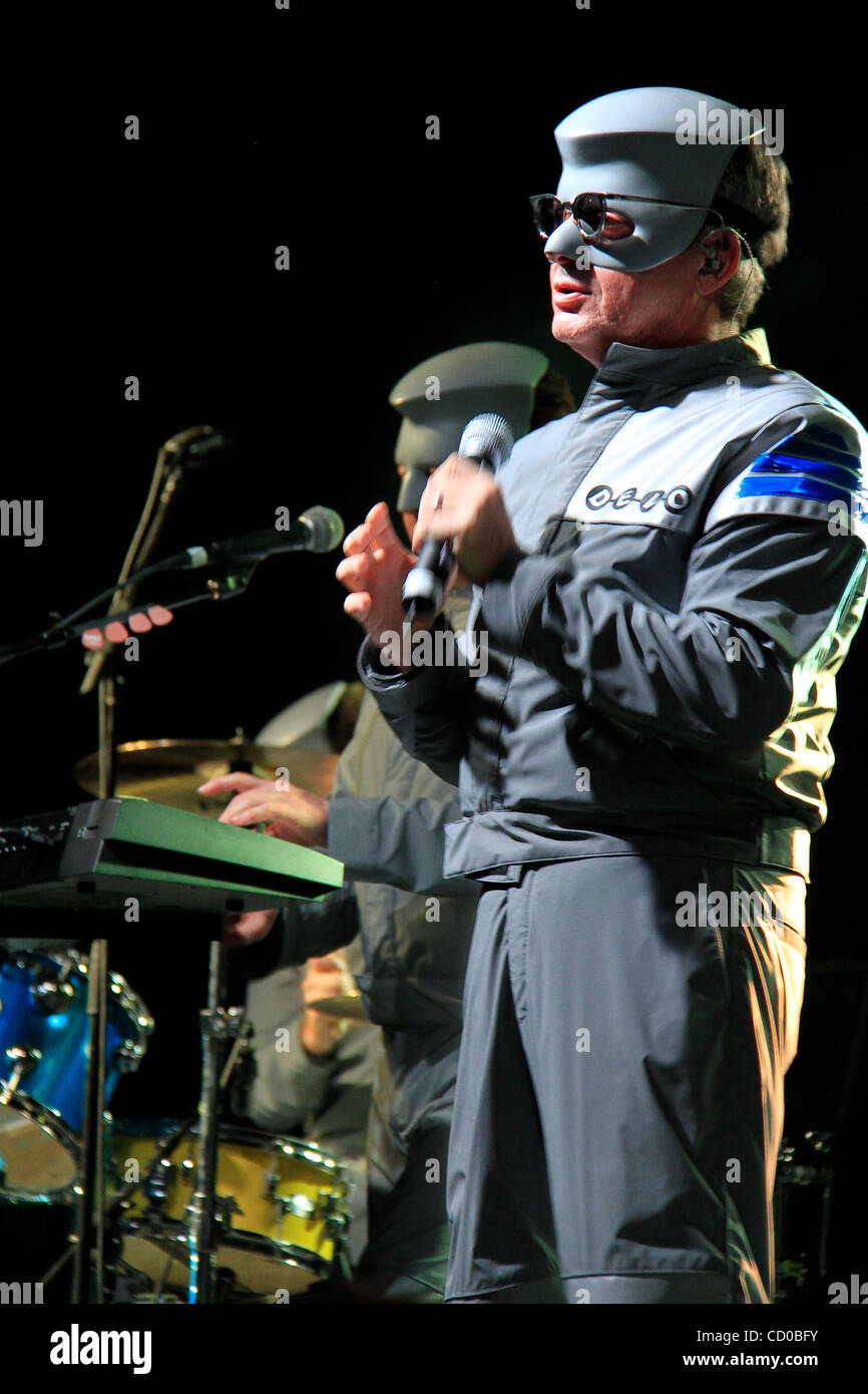 Devo performing at The Coachella Valley Music and Arts Festival in ...