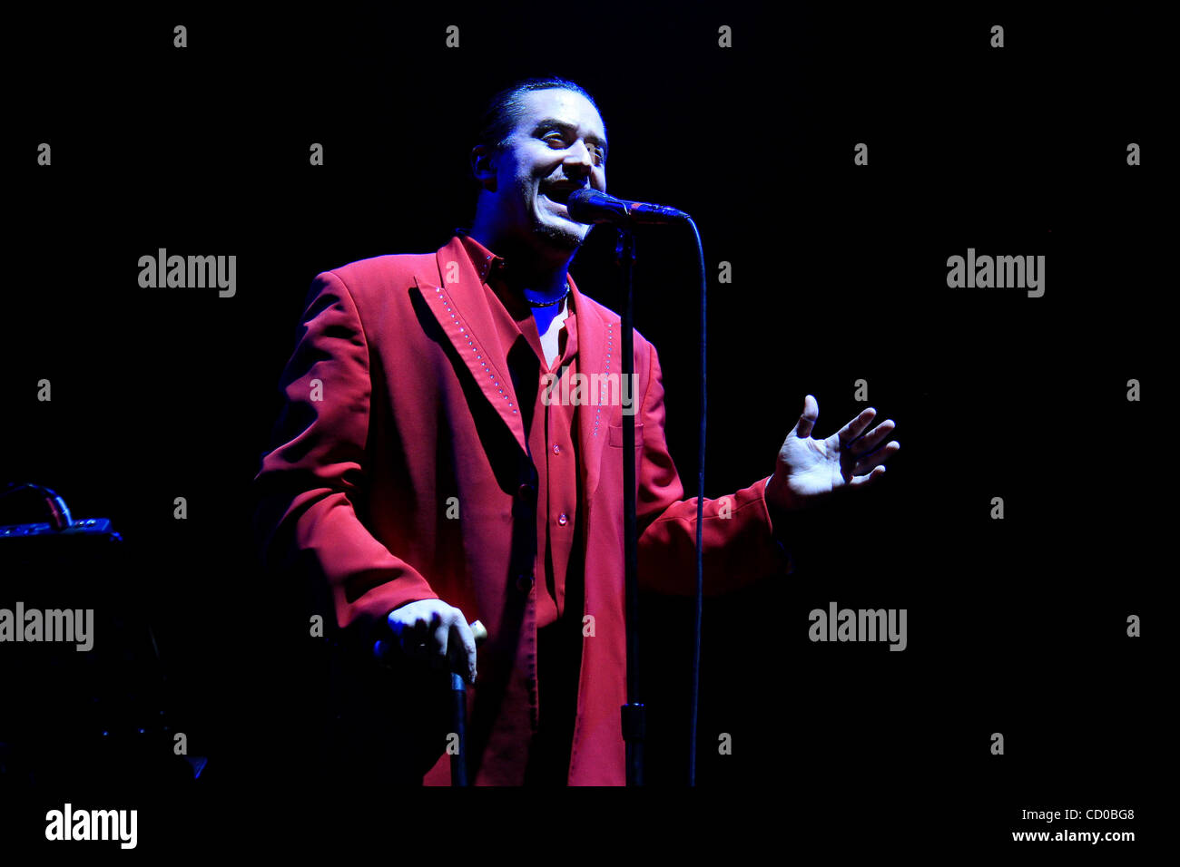 Mike Patton lead singer and Faith No More performing at The Coachella ...