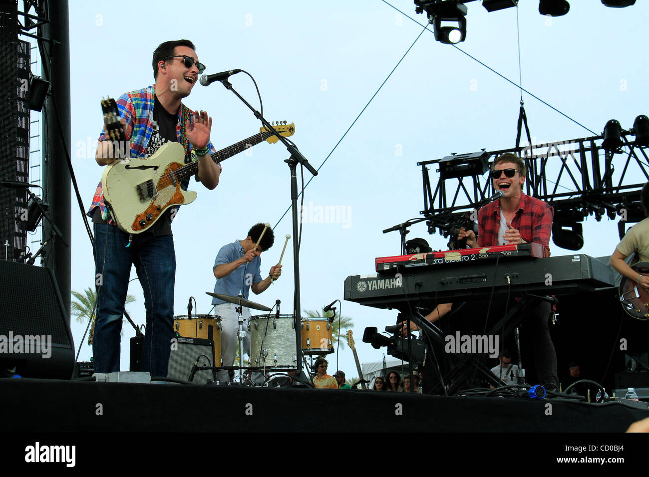 White Rabbit performing at The Coachella Valley Music and Arts Festival ...