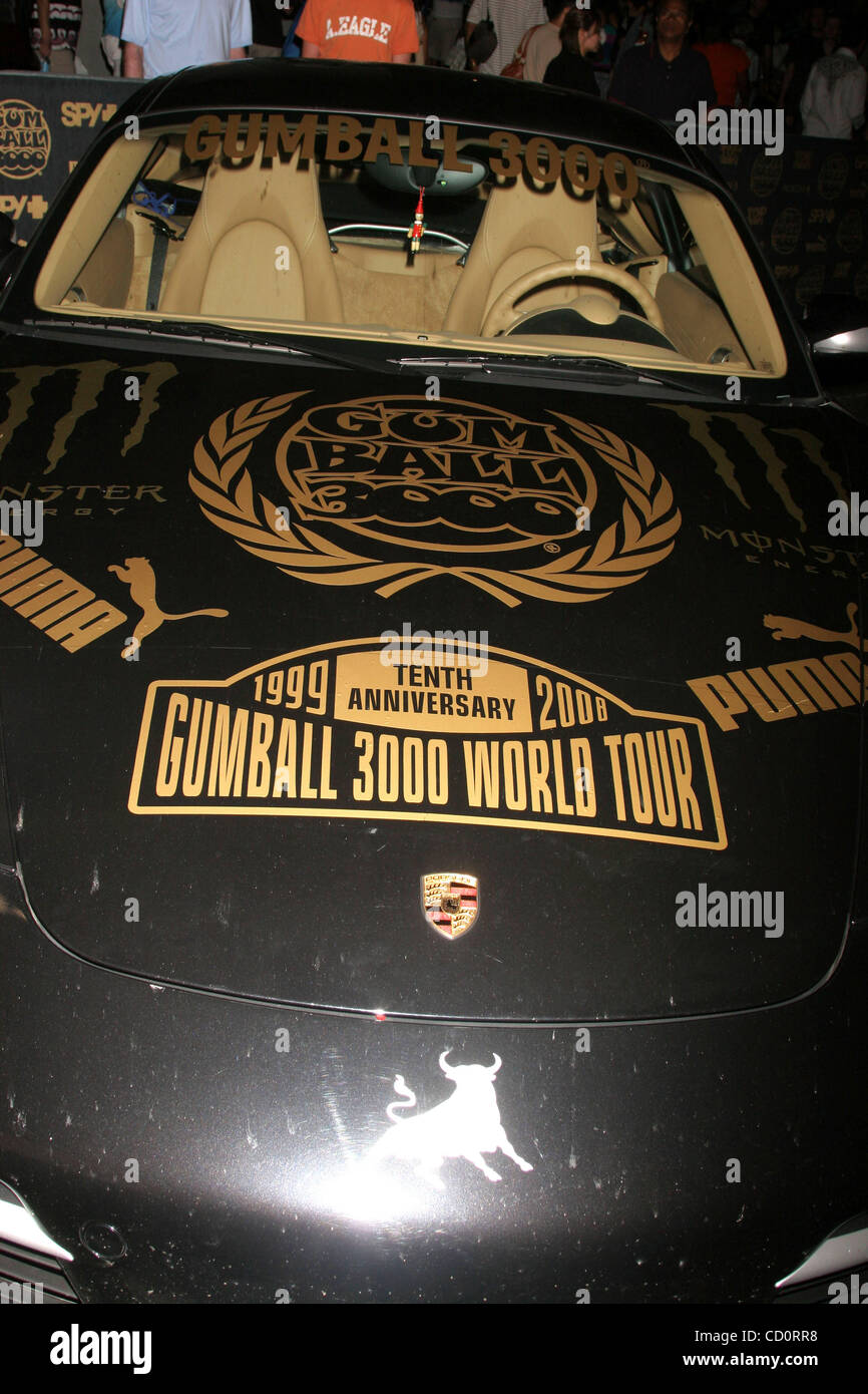 Aug. 9, 2008 - Hollywood, California, U.S. - I13572CHW.GUMBALL 3000 ...
