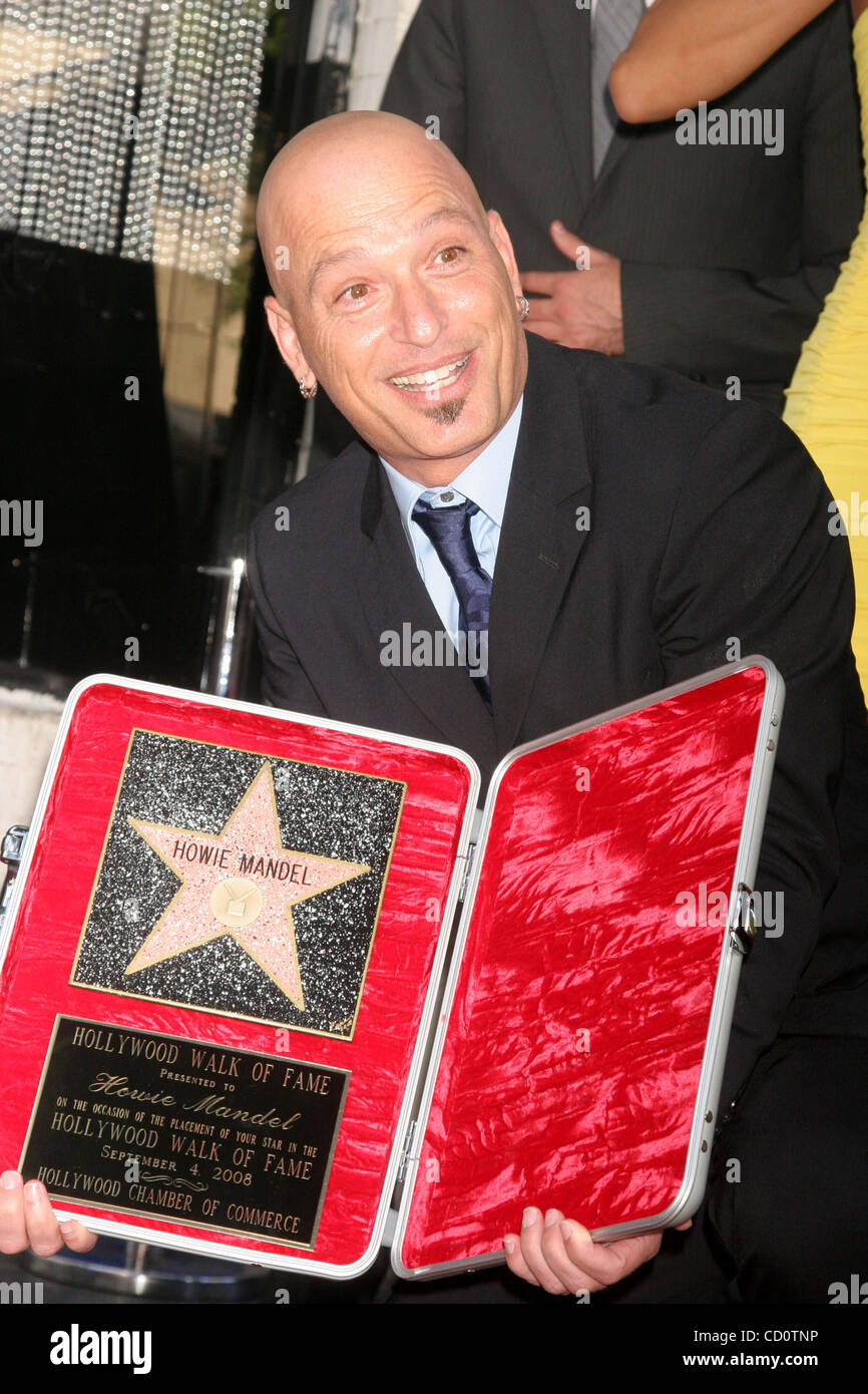 Sept. 4, 2008 - Hollywood, California, U.S. - I13674CHW.''HOWIE MANDEL ...