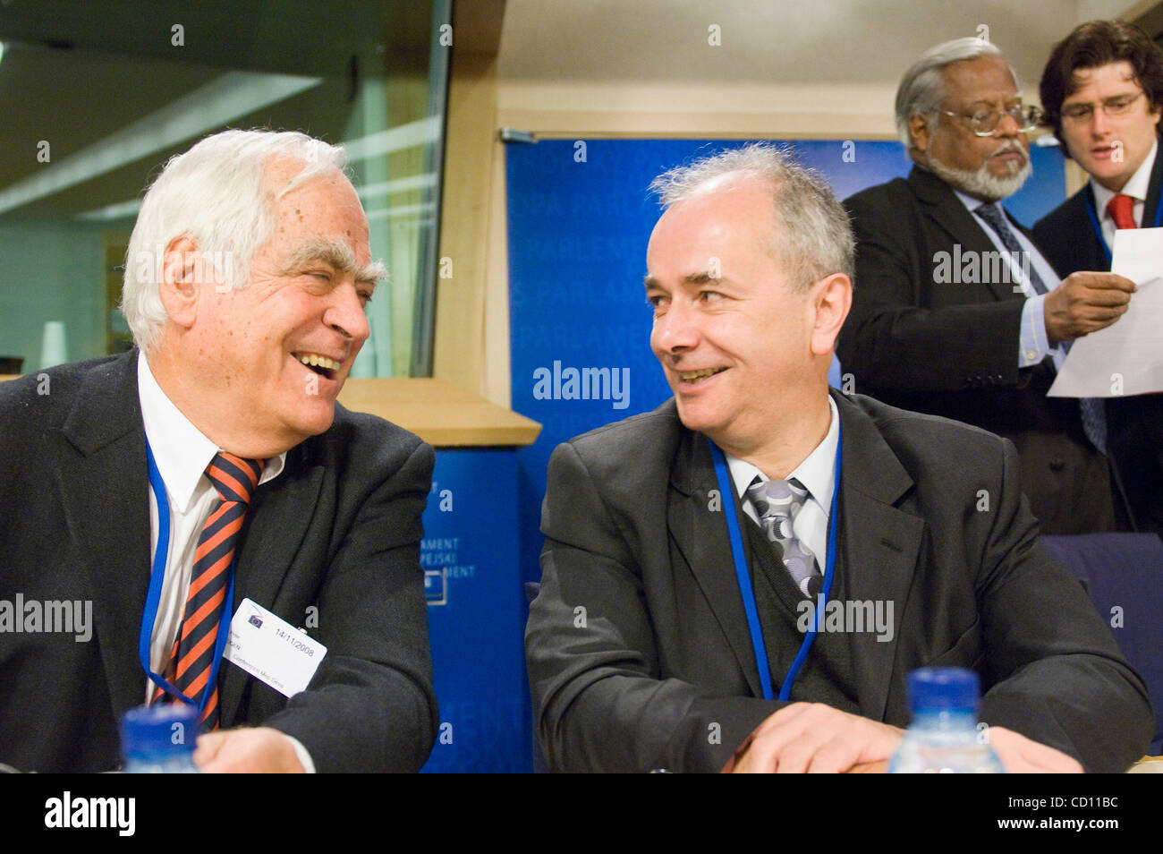 Peter Eigen founder, Transparency International and Michael KLEIN, vice ...
