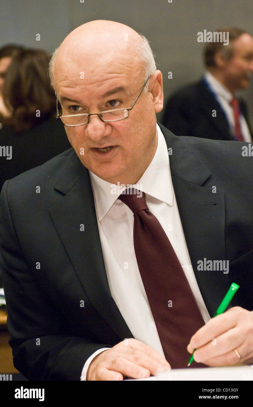 EU Fisheries and Maritime Affairs Commissioner Joe Borg waits for the ...