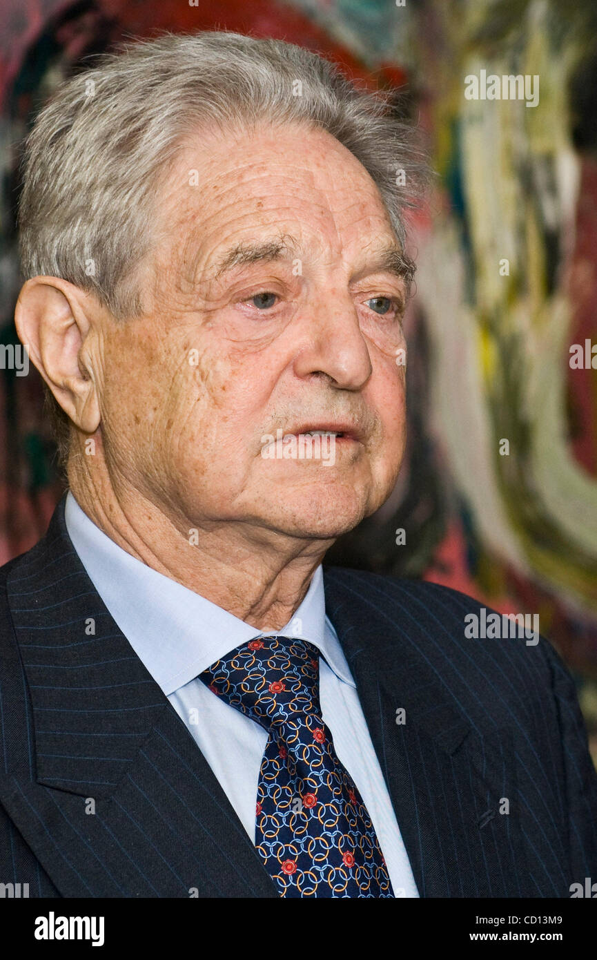 George Soros, Chairman of Soros Fund Management pictured on 16 April ...