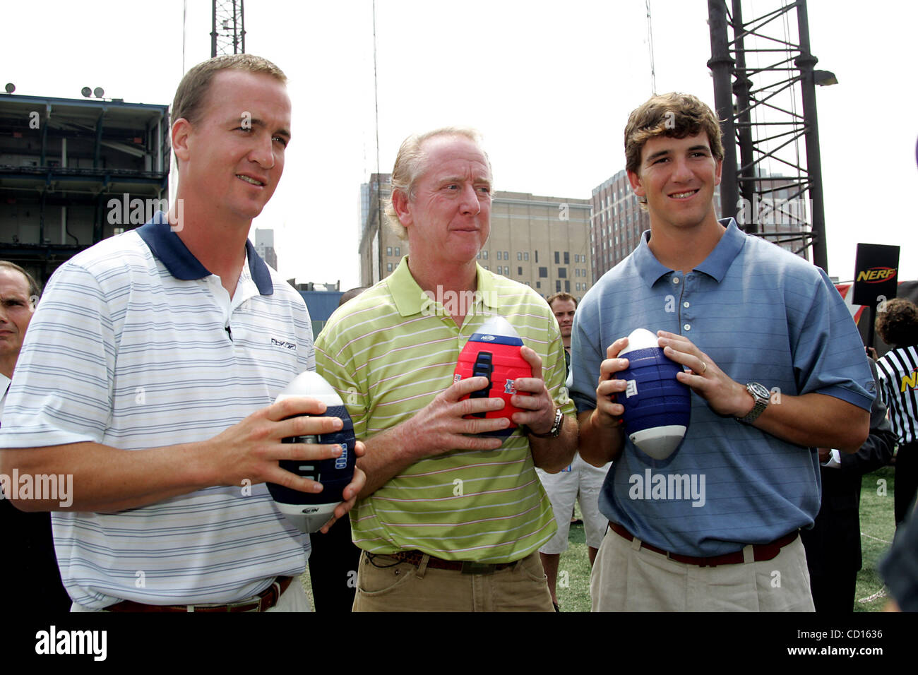 June 15, 2008 - New York, New York, U.S. - (Left-Right) Peyton Manning ...