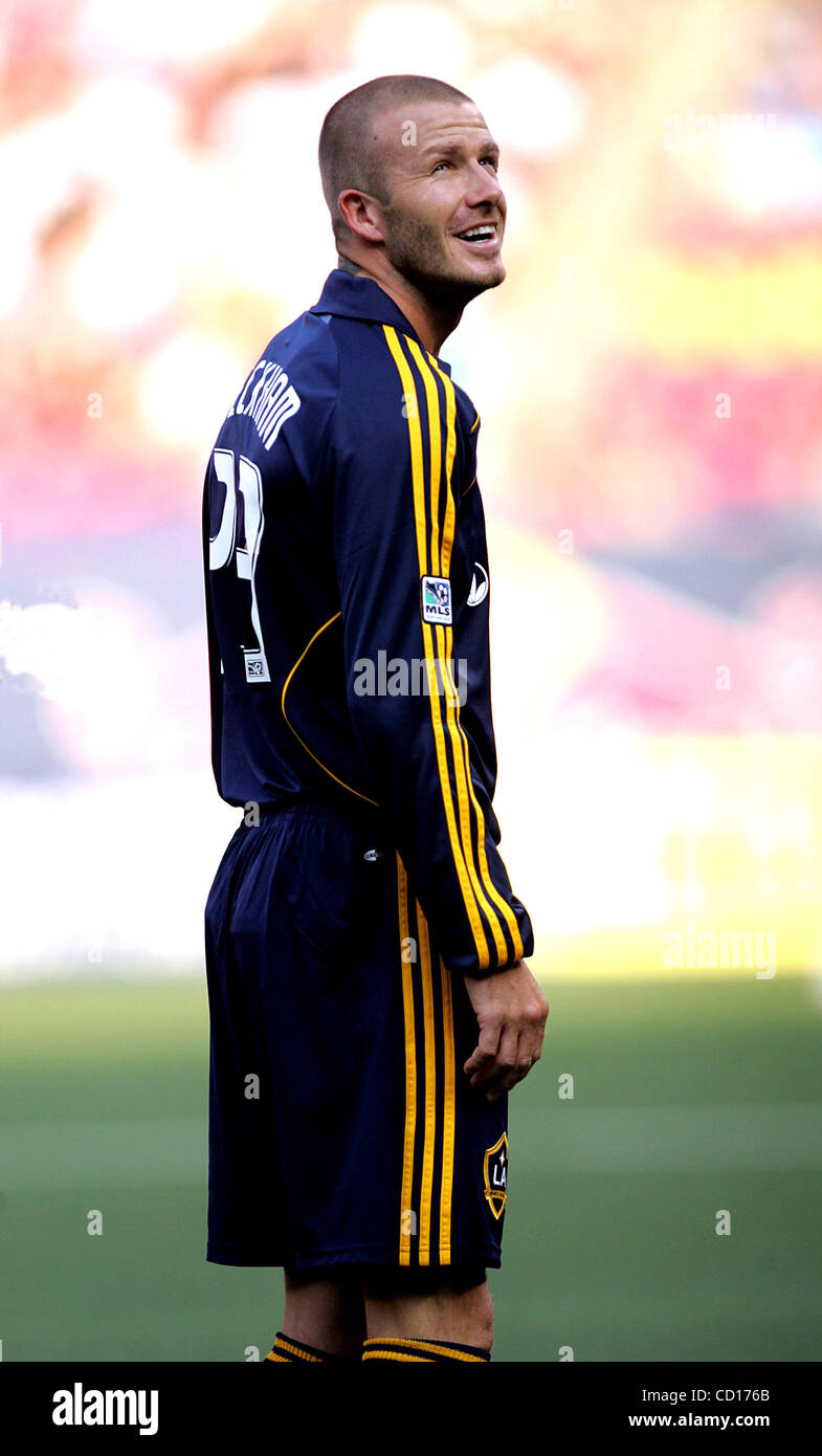 July 20, 2008 - New York, New York, U.S. - Los Angeles Galaxy star ...