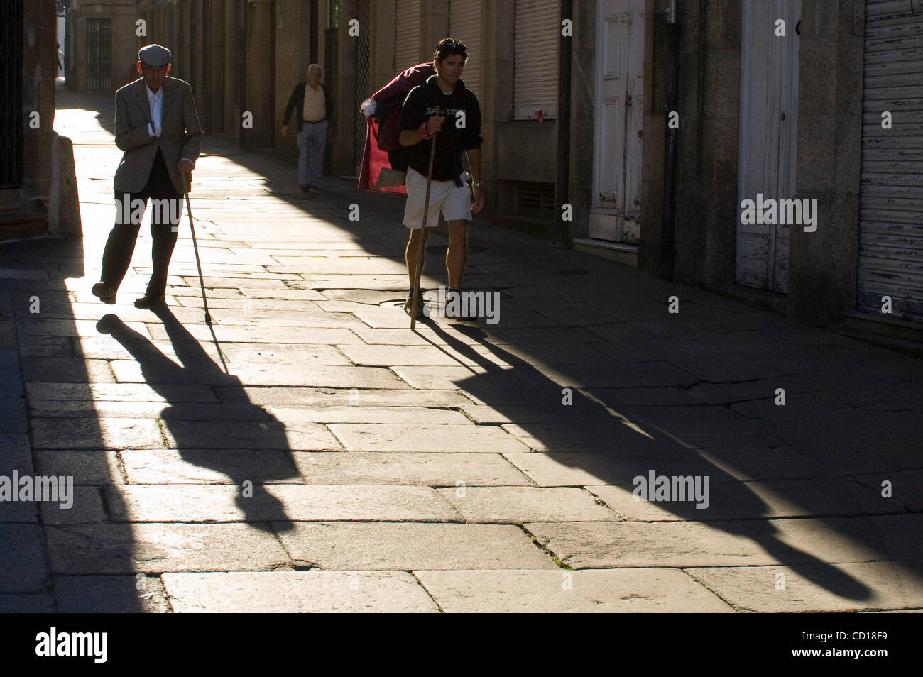 Camino de Santiago, Pilgrims on the route. The Way of St. James or St ...
