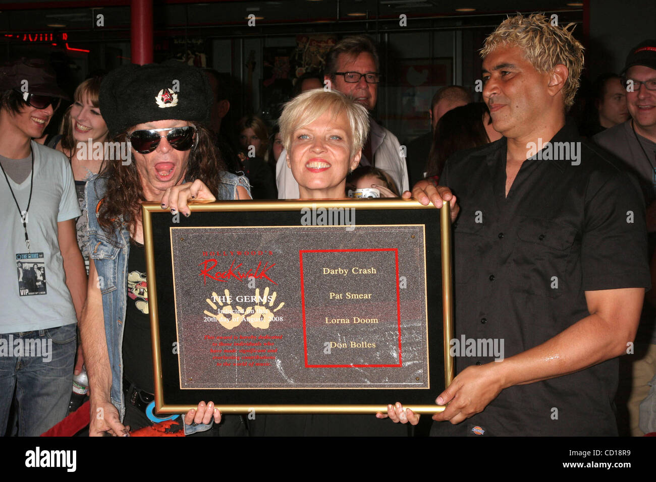 Aug. 20, 2008 - Hollywood, California, U.S. - I13580CHW.THE GERMS ...