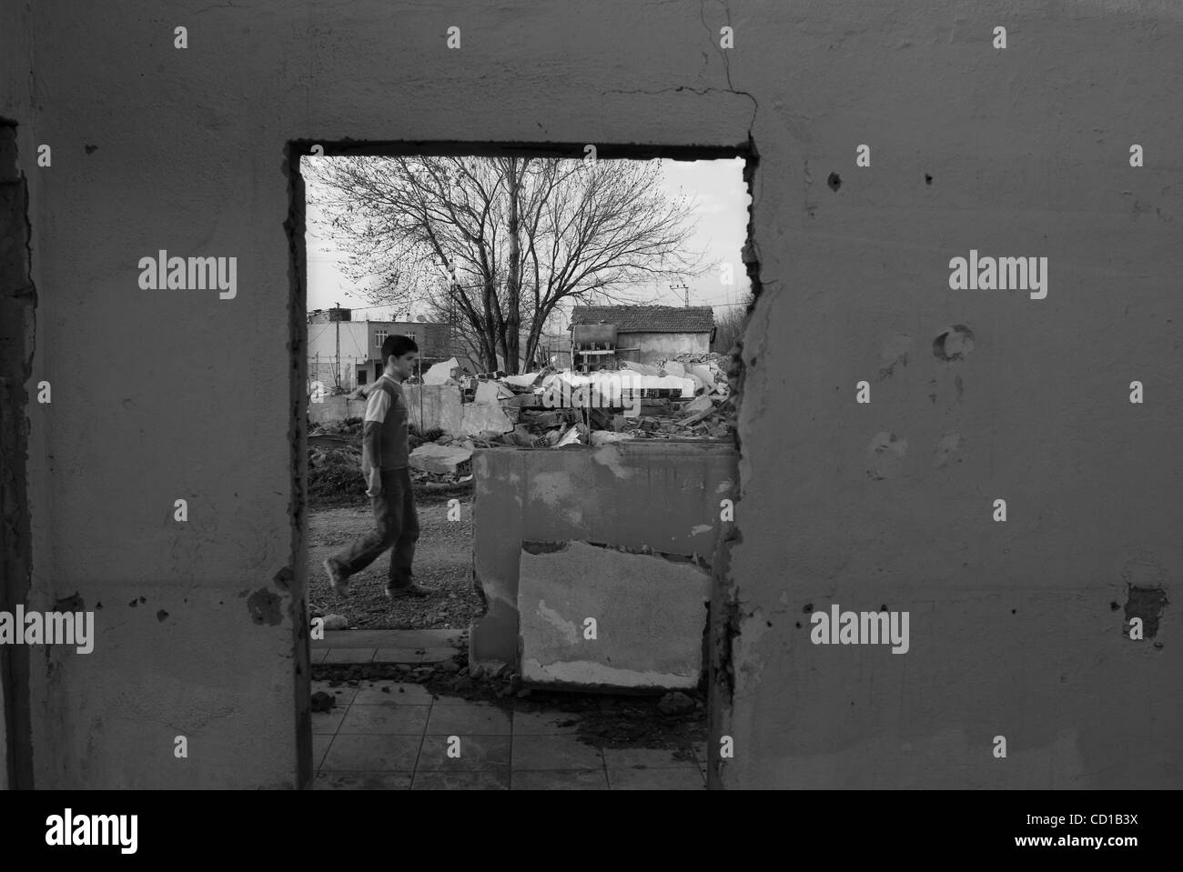 10/02/2008, Istanbul - Turkey - The first one is fixing the ruined ...