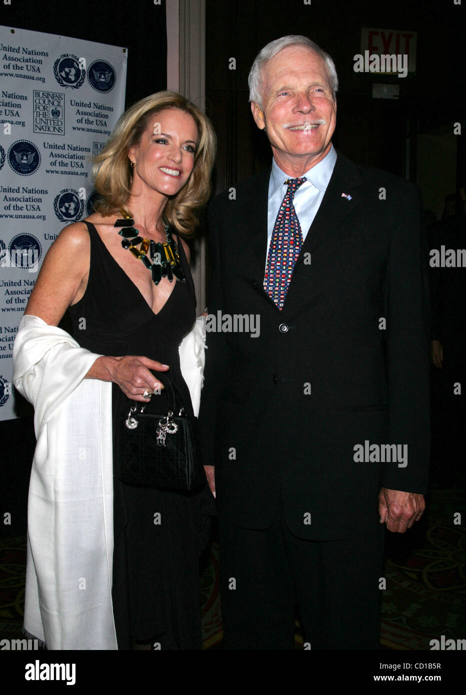 Oct. 2, 2008 - New York, New York, U.S. - Ted Turner and girlfriend ...