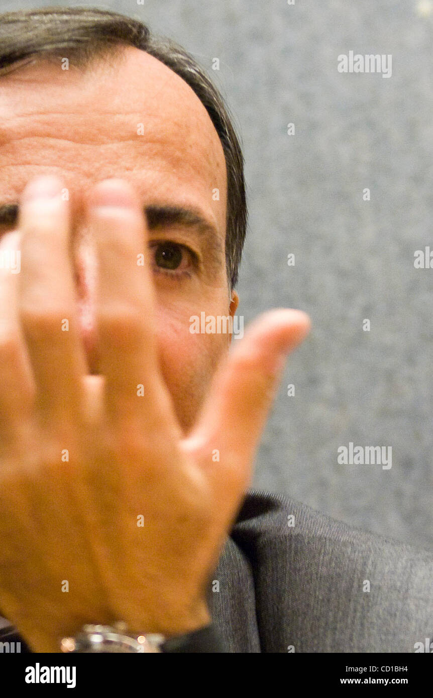 Italian Foreign Minister Franco Frattini holds a press conference on ...