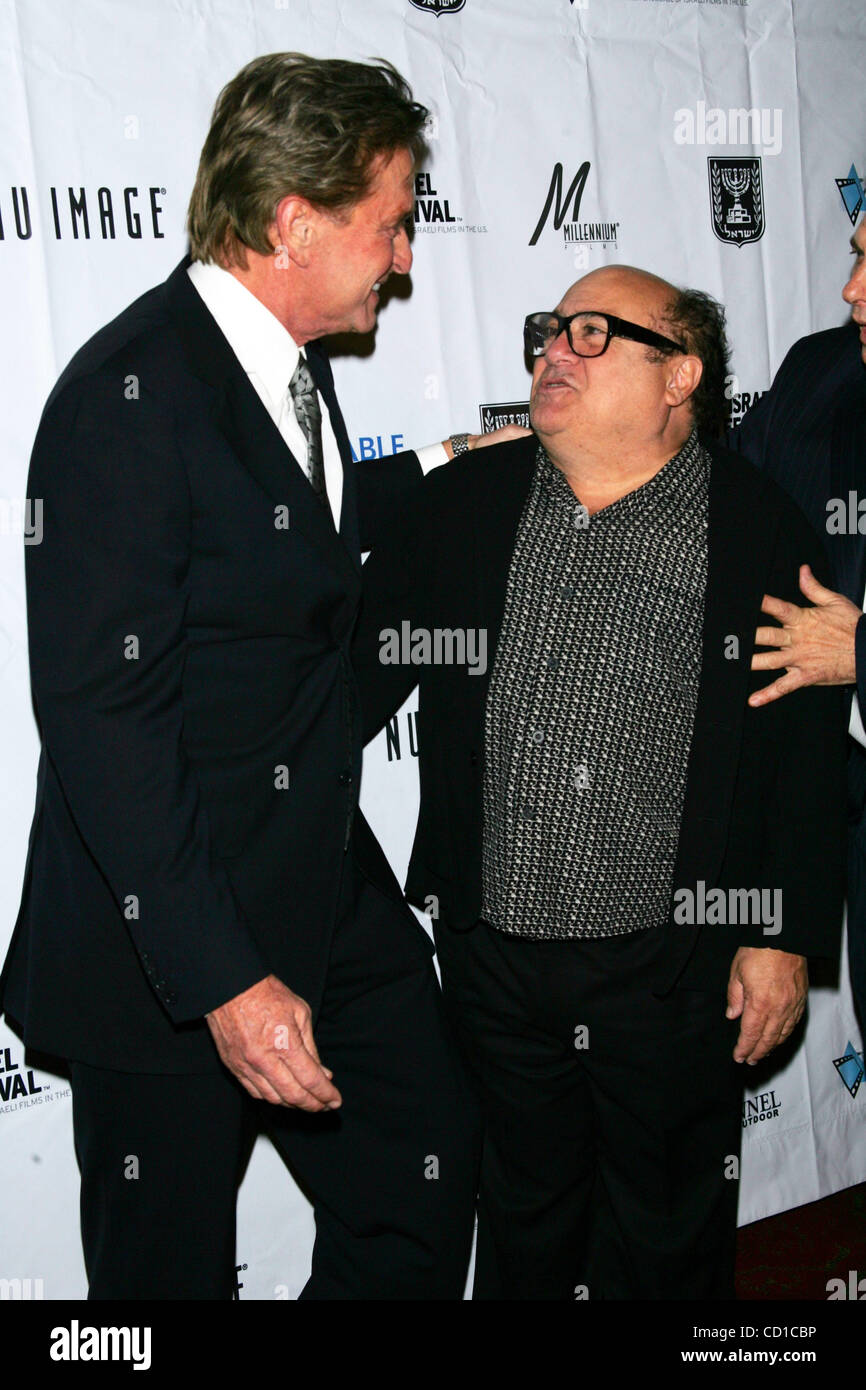 Oct. 29, 2008 - New York, New York, U.S. - Michael Douglas and Danny ...