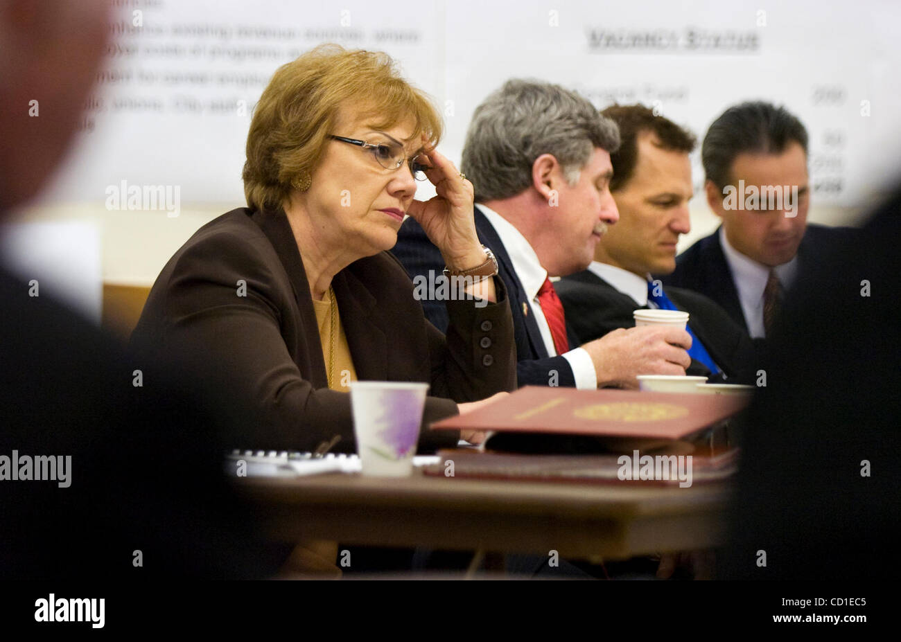 From left, district 2 councilmember Sandy Sheedy, district 3 ...