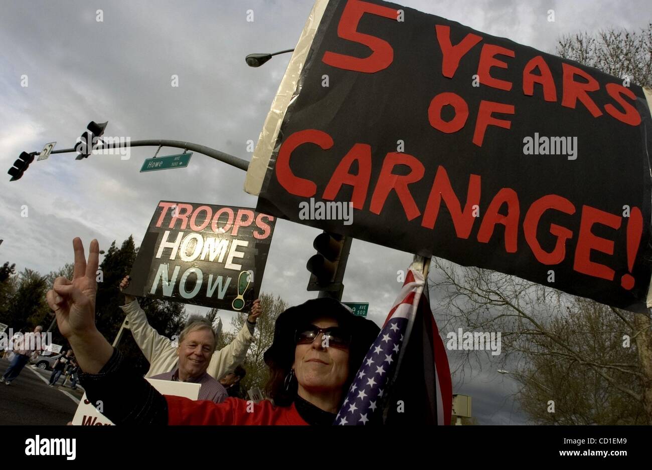 Mar 19, 2008 - Sacramento, California, USA - Peace activists joined ...