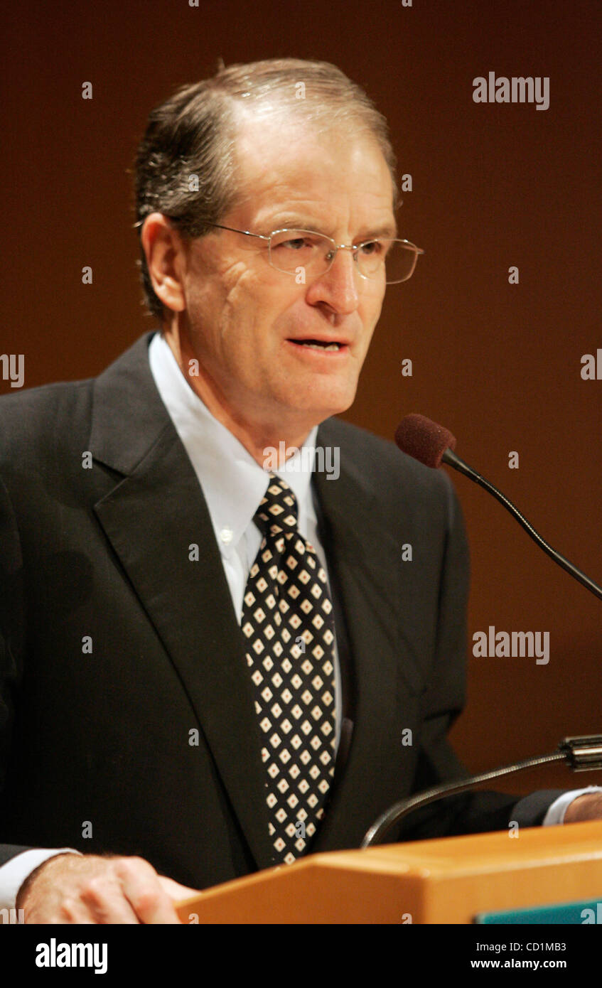 October 13th, 2008, San Diego, California, USA. WILLIAM R. BRODY speaks ...