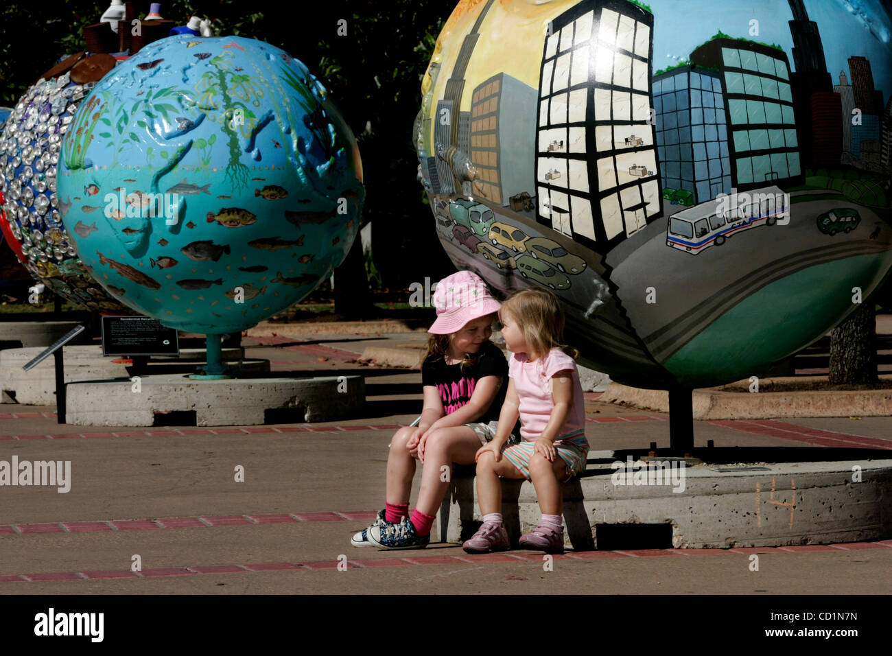October 16, 2008 San Diego, CA RUBY TUBBS, left, 4, of Allied Gardens ...